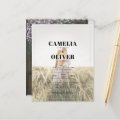 LeahG Rustic WISTERIA Lace Floral Wedding INVITE | Zazzle