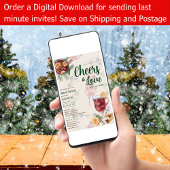 LeahG Winter Cheer Mulled Wine Shower Wedding Invitation | Zazzle