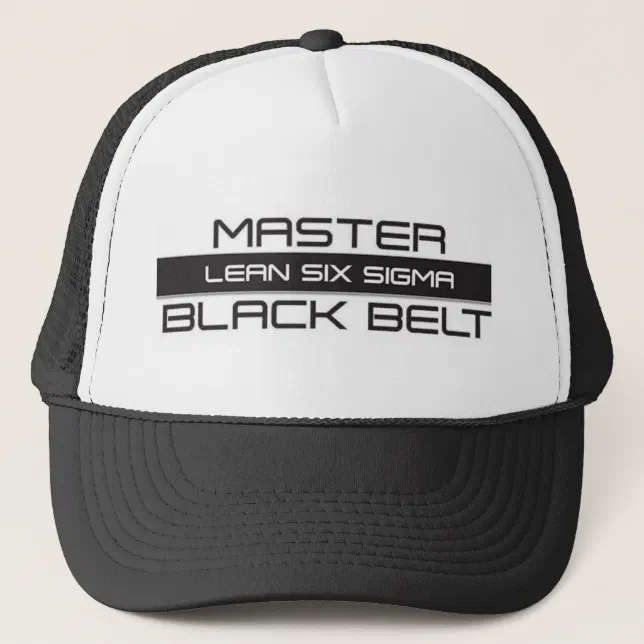 Lean Six Sigma Master Black Belt Hat | Zazzle