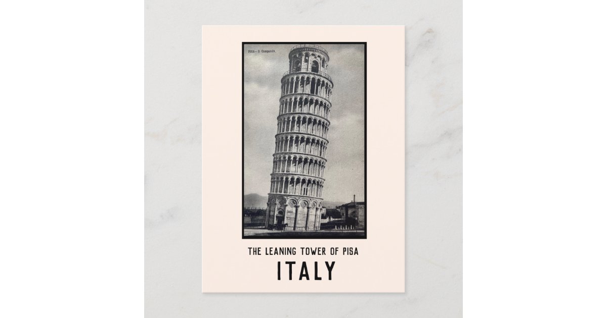 Leaning Tower of Pisa Postcard | Zazzle