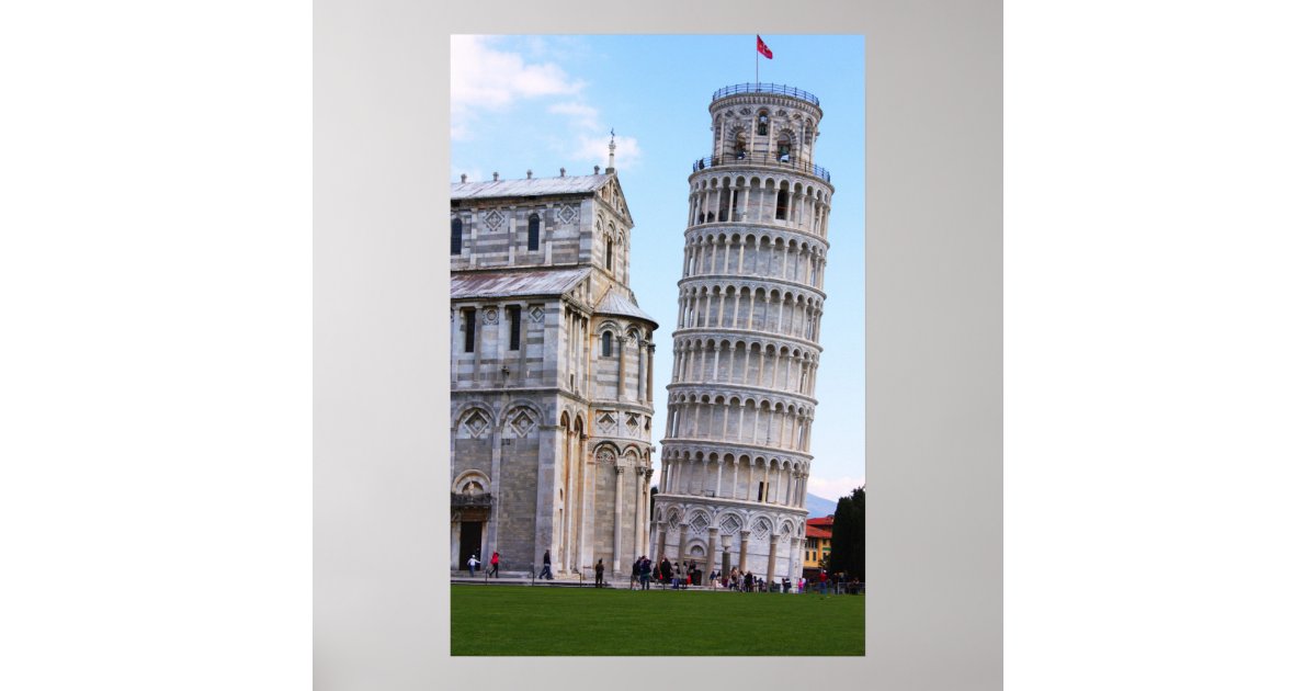 Leaning Tower of Pisa Poster | Zazzle