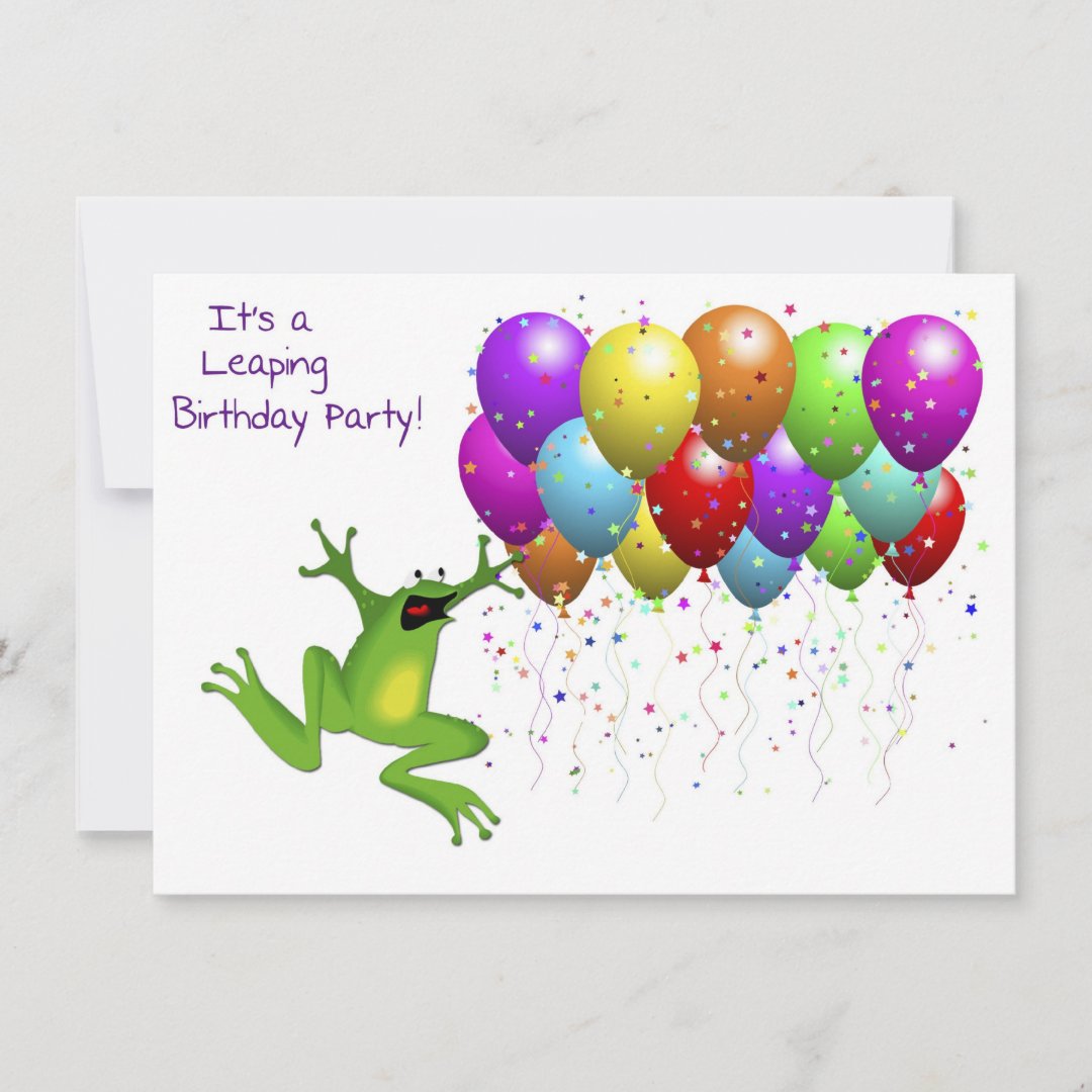 Leap Year Birthday Invitation | Zazzle