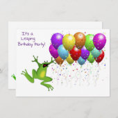 Leap Year Birthday Invitation | Zazzle