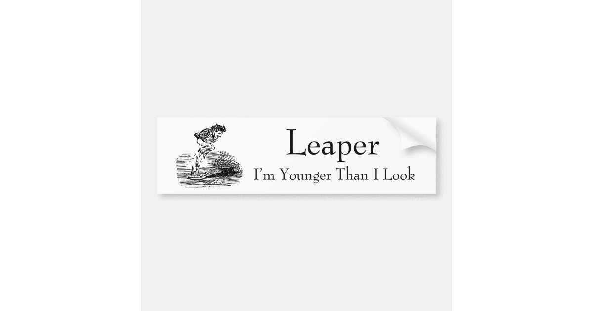 Leap Year Leaper Birthday Bumper Sticker | Zazzle