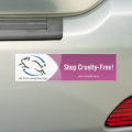 Leaping Bunny Shop Cruelty-Free Bumper Sticker | Zazzle