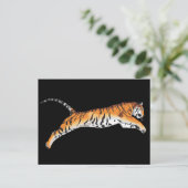 Leaping Tiger Postcard | Zazzle