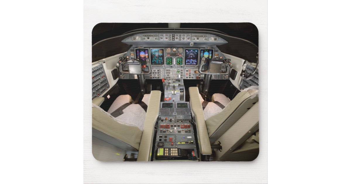 Lear Jet Cockpit Mouse Pad | Zazzle