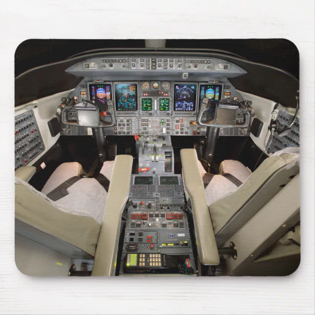 Lear Jet Cockpit Mouse Pad | Zazzle