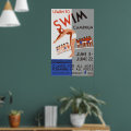Learn to Swim Campaign Poster | Zazzle