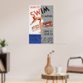 Learn to Swim Campaign Poster | Zazzle