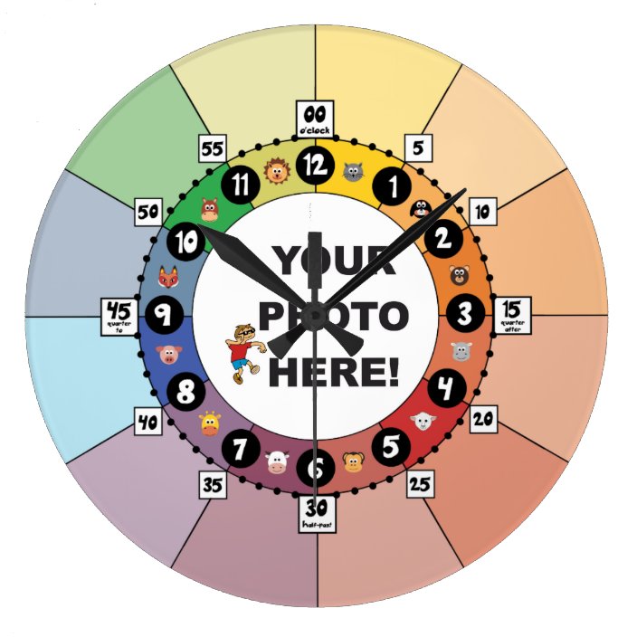 Learning Clock for Kids (Large) | Zazzle.com