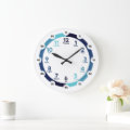 Learning Clock - Midnight Blue | Zazzle