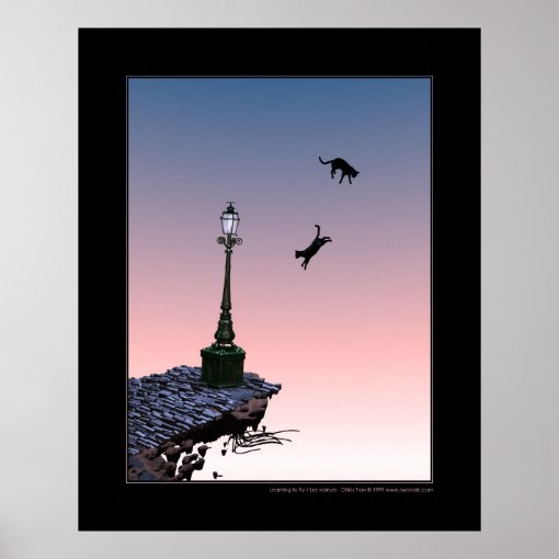 Learning to fly poster | Zazzle