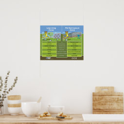 Learning Zone vs Performance Zone Poster | Zazzle