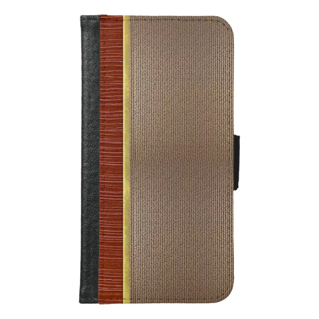 Leather and Suede Wallet Phone Case | Zazzle