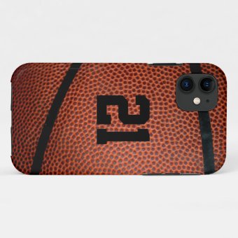 Leather Basketball Phone Case | Zazzle