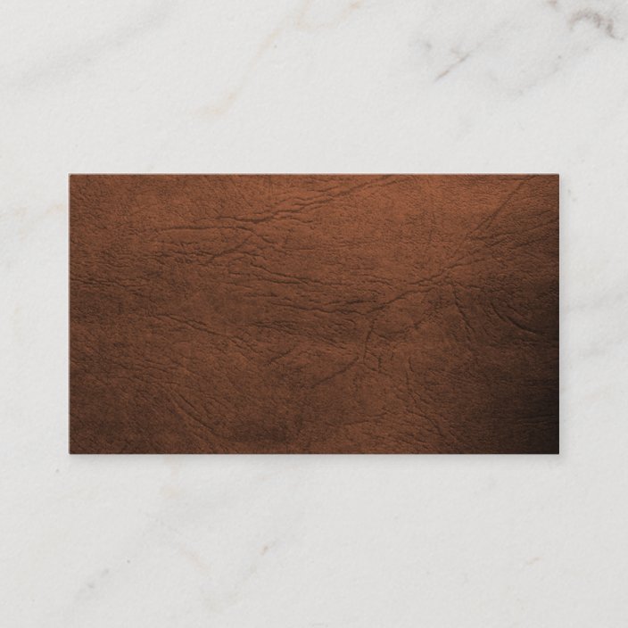 Leather Business Card | Zazzle.com