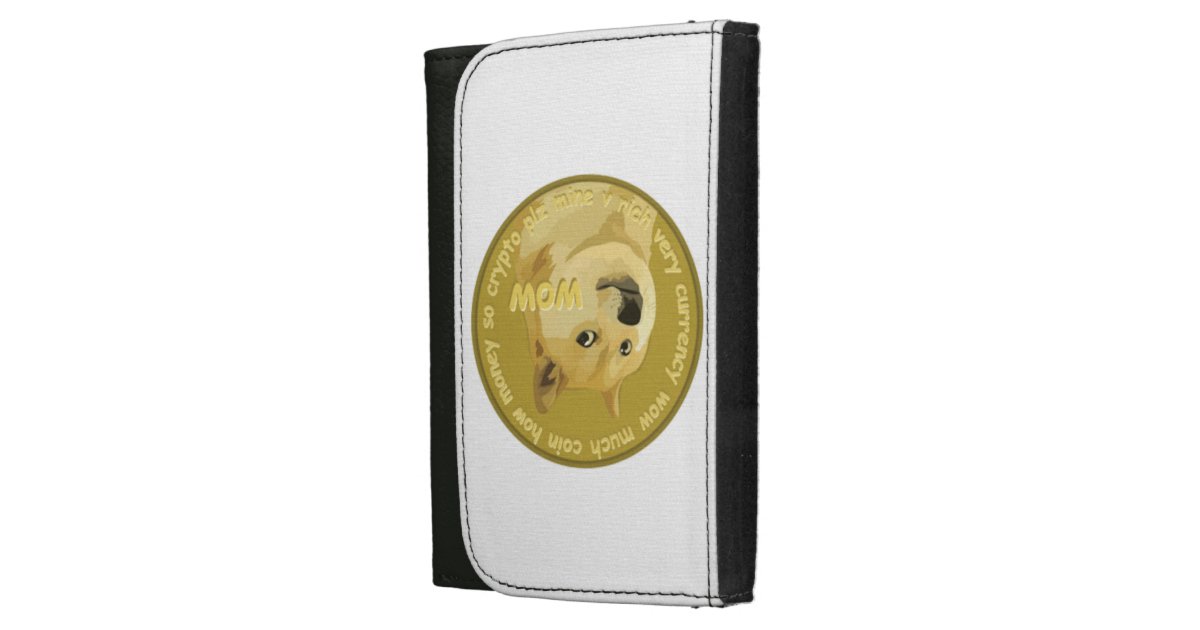Leather Dogecoin Wallet | Zazzle