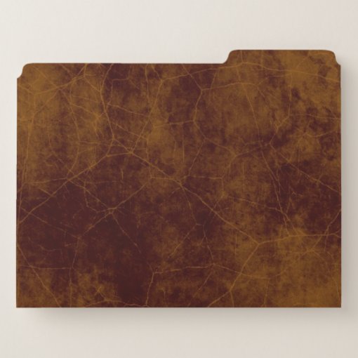 Leather look brown aged antique weathered file folder | Zazzle