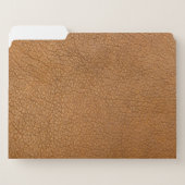 Leather Look Textured Brown Black File Folder | Zazzle