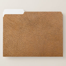 Leather Look Textured Brown Black File Folder | Zazzle