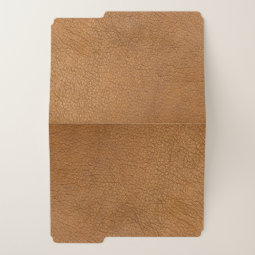 Leather Look Textured Brown Black File Folder | Zazzle