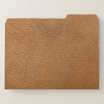 Leather Look Textured Brown Black File Folder | Zazzle
