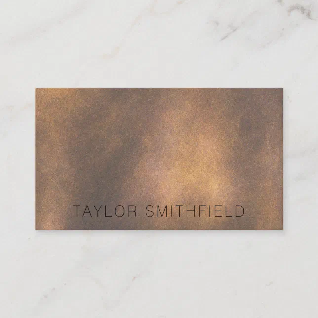 Leather Rustic Texture Business Card | Zazzle