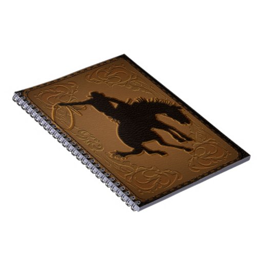 Leather Western Wild West Rustic Country Cowboy Notebook | Zazzle