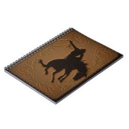 Leather Western Wild West Rustic Country Cowboy Notebook | Zazzle
