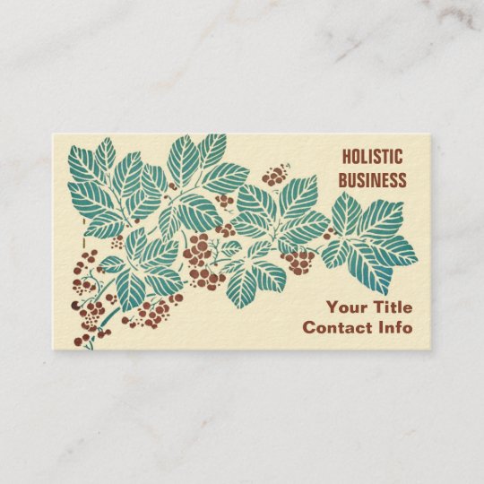 Leaves and Berries Herbal Medicine Holistic Health Business Card ...