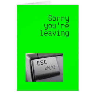 Leaving Job Cards | Zazzle