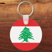 Lebanese Flag - Flag of Lebanon علم لبنان Keychain | Zazzle