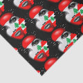 Lebanon Flag and Map on girl's face Tissue Paper | Zazzle