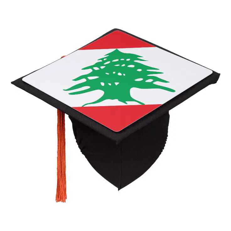 Lebanon & Lebanese Flag - Students /University Graduation Cap Topper ...
