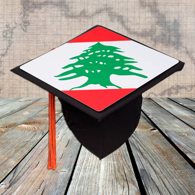 Lebanon & Lebanese Flag - Students /University Graduation Cap Topper ...