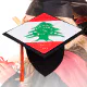 Lebanon & Lebanese Flag - Students / University Graduation Cap Topper ...