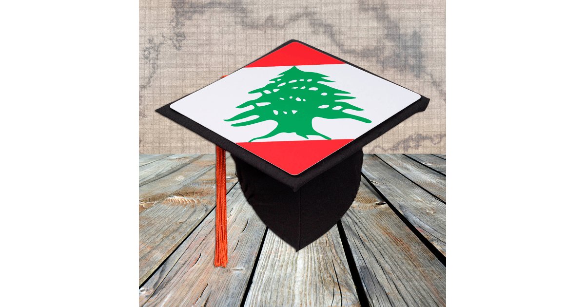 Lebanon & Lebanese Flag - Students /University Graduation Cap Topper ...