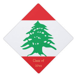 Lebanon & Lebanese Flag - Students / University Graduation Cap Topper ...