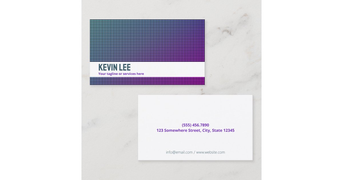 Led Business Card | Zazzle