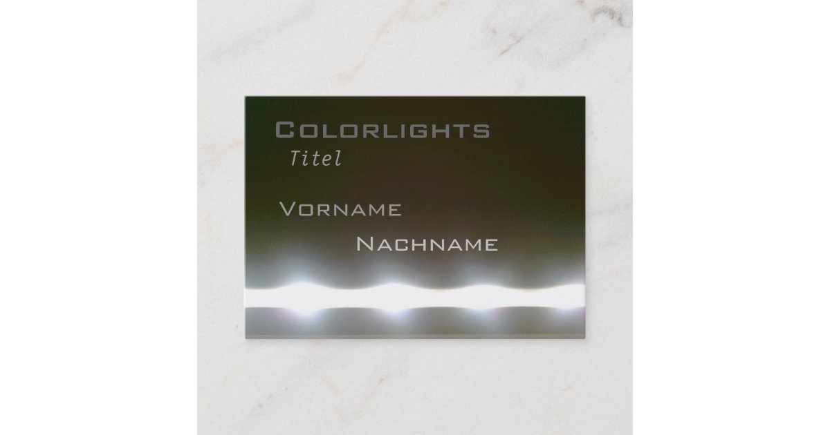 LED BUSINESS CARD | Zazzle.com