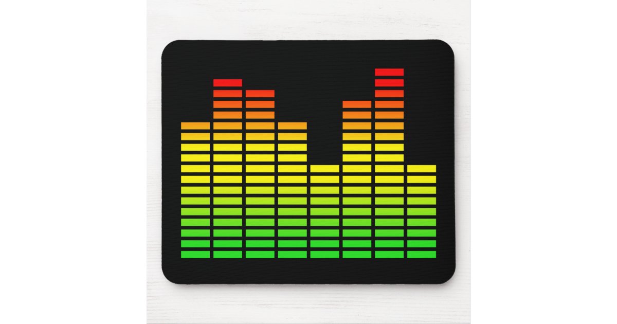 LED Equalizer Panel Funny Mousepad Humor | Zazzle