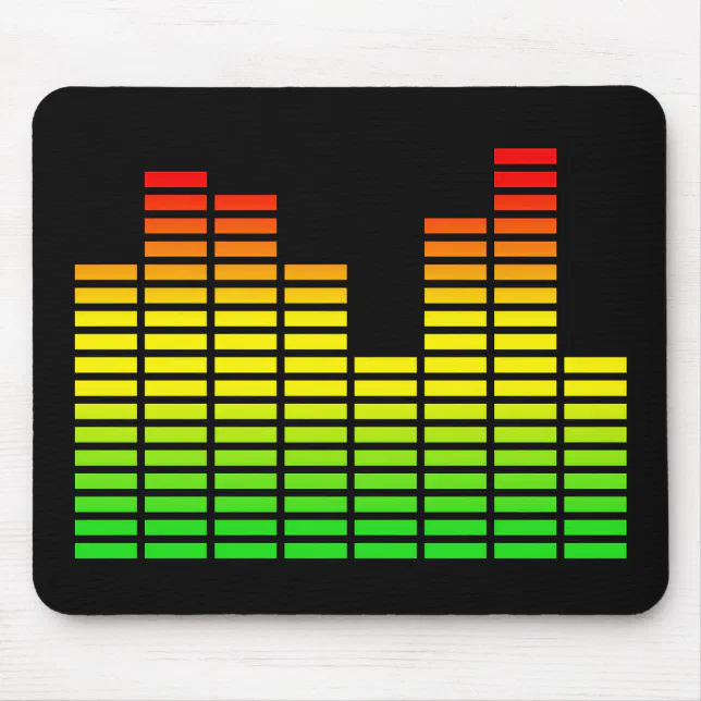 LED Equalizer Panel Funny Mousepad Humor | Zazzle
