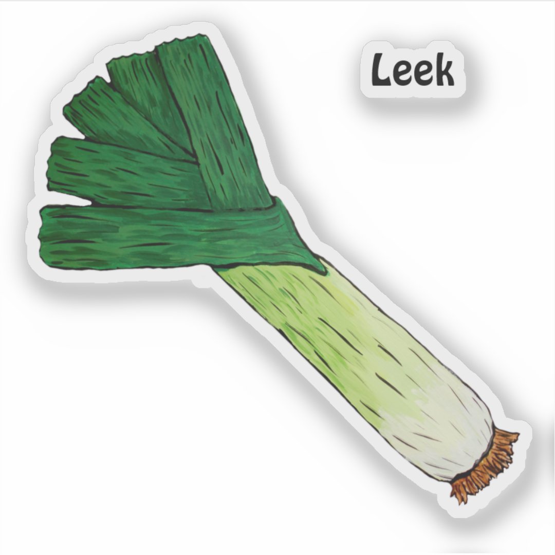 Leek Sticker | Zazzle