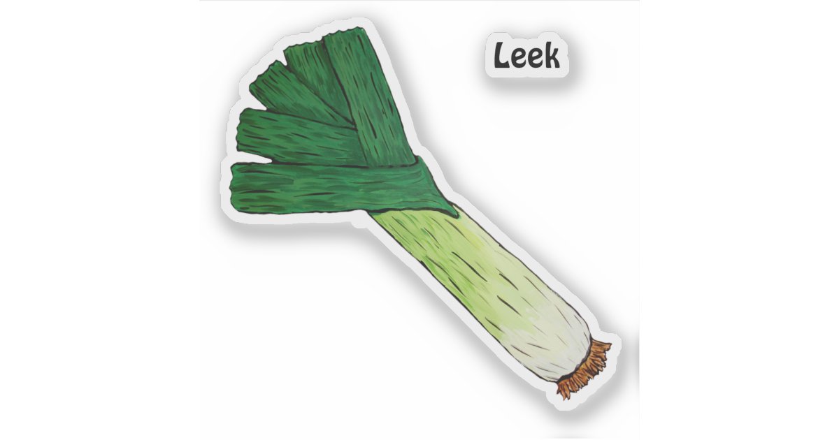 Leek Sticker | Zazzle