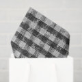 Left Farmhouse Rooster Black White Buffalo Check Tissue Paper | Zazzle