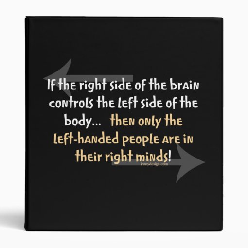Left-handed people Binder | Zazzle