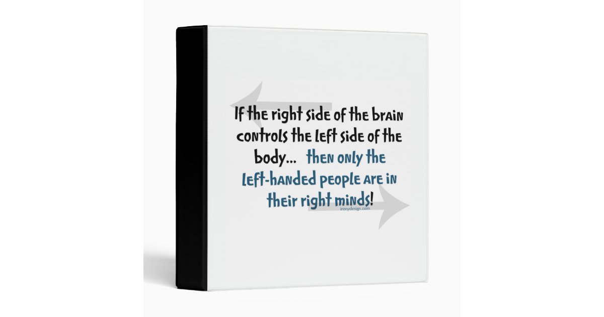 Left-handed people Binders | Zazzle
