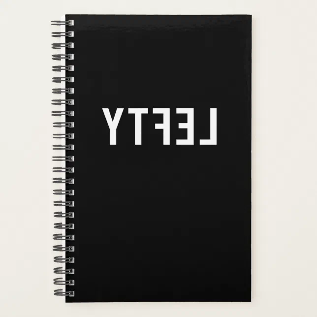 Left-Handers Day Proud Hilarious Left Handed Planner | Zazzle