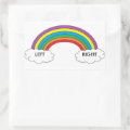 Left/Right Shoe Stickers (Rainbow) | Zazzle